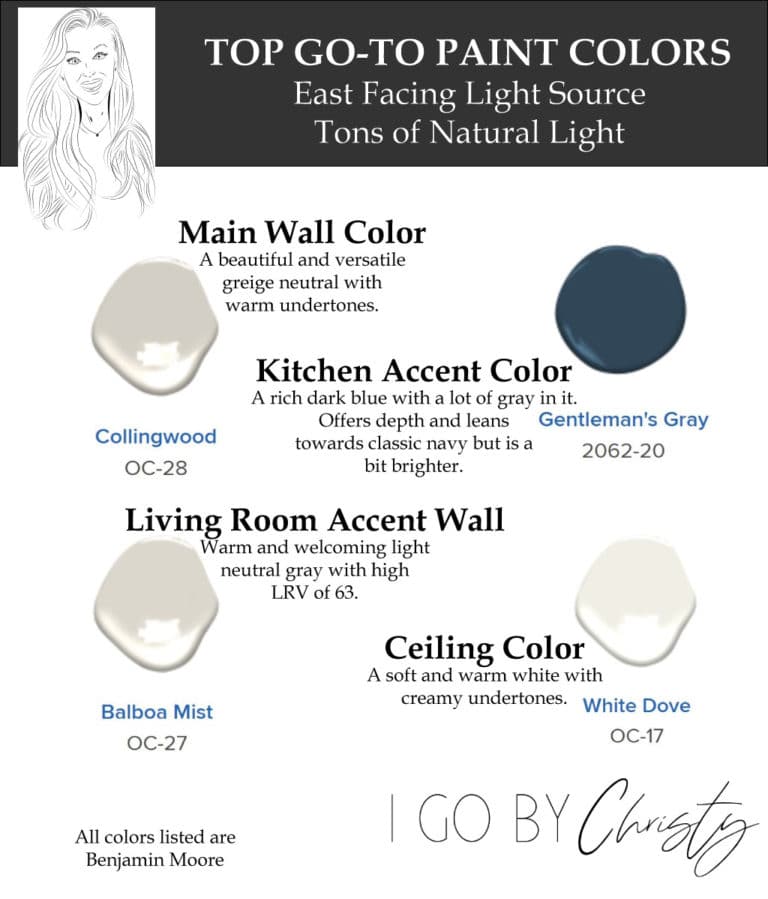 How To Pick The Best Paint Colors For Rooms with Lots of Natural Light